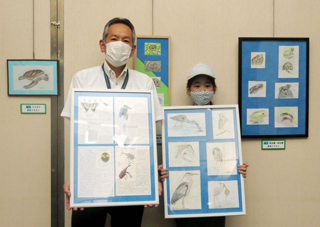 生物を写実的に描く 元校長と卒業生がイラスト画展｜明石｜神戸新聞NEXT